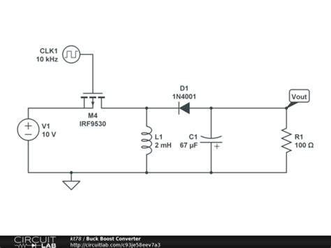 Buck Boost Converter Circuitlab