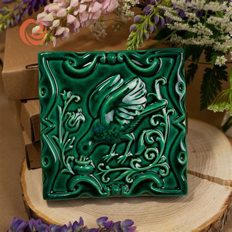 Украшение настенное интерьерное Ярославская майолика муравленый большой купить по доступным