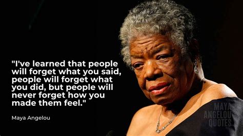 Maya Angelou Sayings