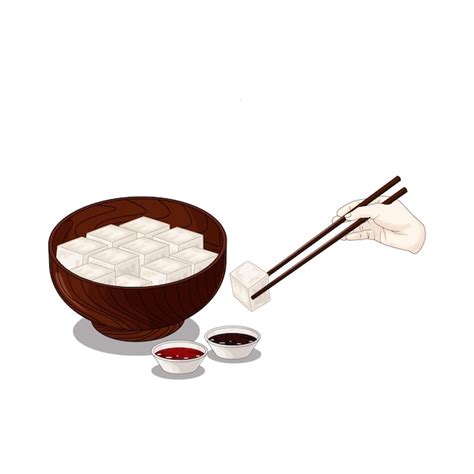 Premium Vector Illustration Of Tofu