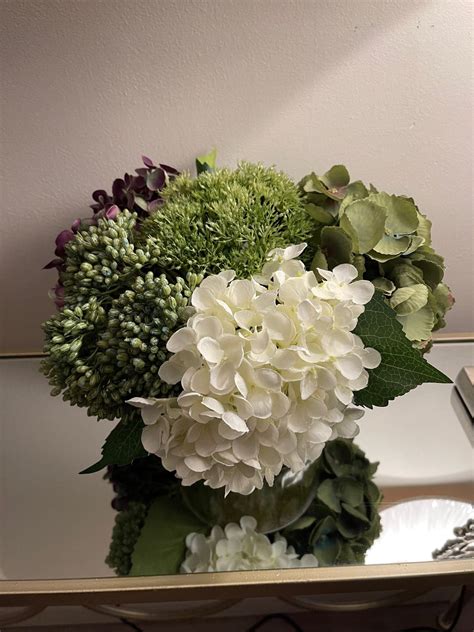 Low Hydrangea Arrangement Smal Uk Rebel Roses