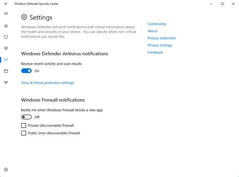 Disable Firewall Notifications In Windows 10