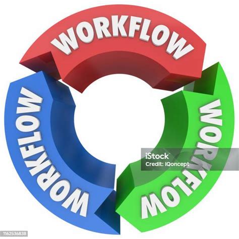 워크플로 주기 화살표 절차 프로세스 3d 그림 디지털 생성 이미지에 대한 스톡 사진 및 기타 이미지 디지털 생성 이미지 미국 원형 Istock