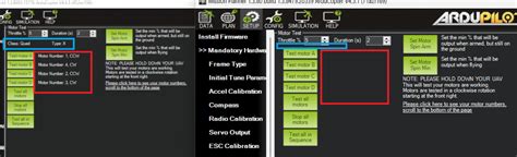 Motors Not Shown In Motor Test Dialog Mission Planner ArduCopter ArduPilot Discourse
