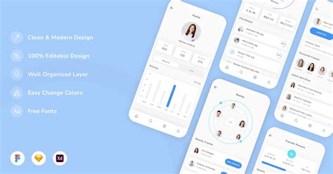 File Transfer Mobile App Ui Kit Ux And Ui Kits Ft Cloud And File