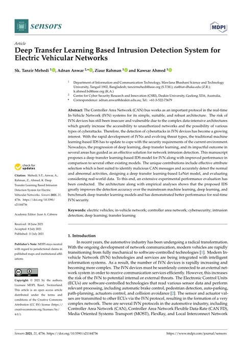 Pdf Deep Transfer Learning Based Intrusion Detection System For