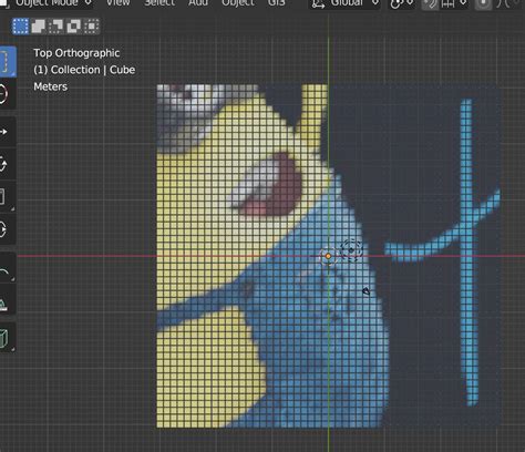 How To Link Pixeled Texture Between Geometry Nodes And Material Blender Stack Exchange