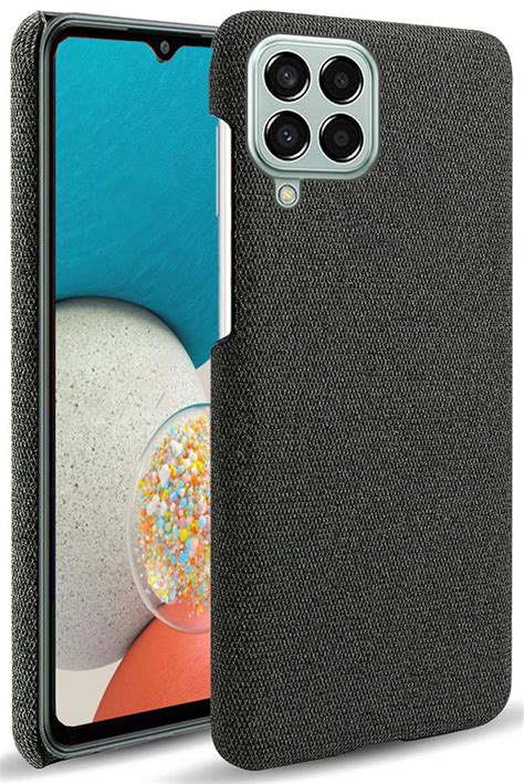 Kapa Woven Soft Fabric Case For Samsung Galaxy M53 5g Back Cover