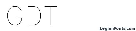 Gdt Font Download Free Legionfonts