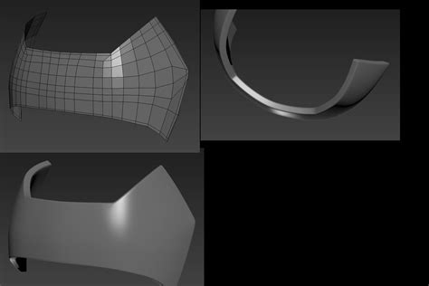 hard angles on curved objects — polycount