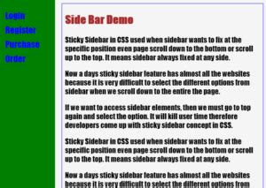 Sticky Sidebar CSS How To Create A Sticky Sidebar In CSS