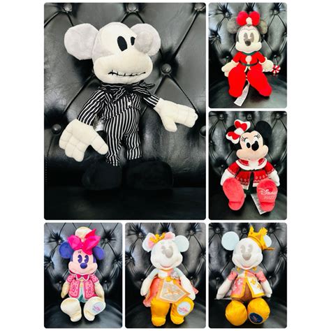 ตุ๊กตามิกกี้มินนี่ดั๊กเดซี่พลูโตกุฟฟี่มือสองลิขสิทธิ์แท้ Mickey Minnie Mouse Disney Store