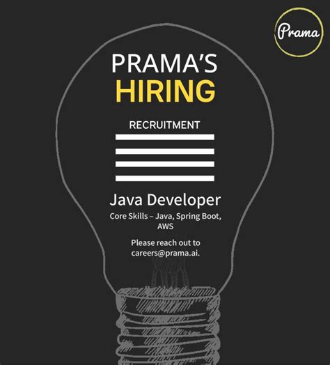 Prama On Linkedin Javaengineer Springboot Aws Kubernates Docker