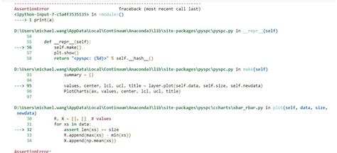 Python X AssertionError When Using Self Defined Nested List In Pyspc Stack Overflow