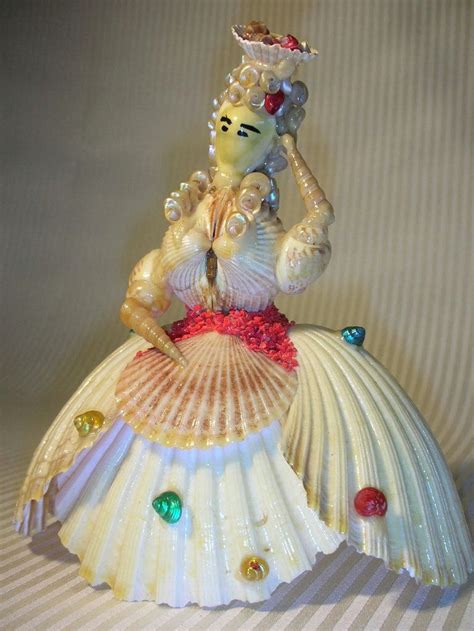54 Best Images About Sea Shell Dolls On Pinterest Sea Shells Vintage And Shells