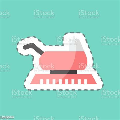 스티커 라인 컷 농업 정원 기호에 적합합니다 편집 가능한 간단한 디자인 디자인 템플릿 벡터 간단한 기호 그림 0명에 대한 스톡