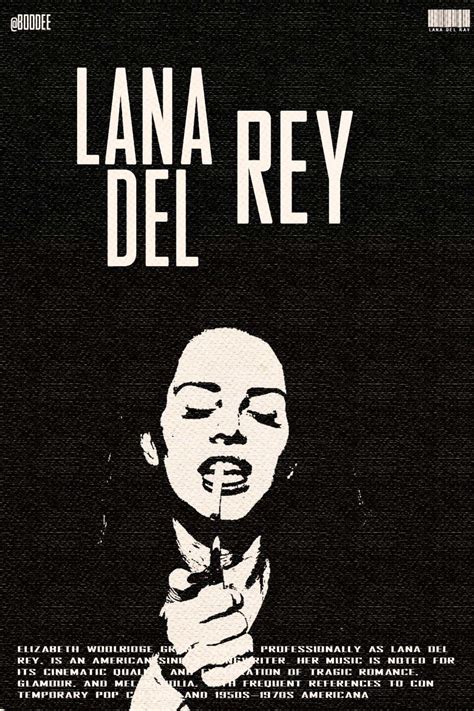 Lana Del Rey Threshold Poster Edit Lana Del Rey Lana Del Lana Rey