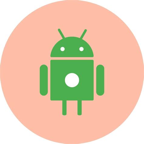 Android Vector Icon 16660604 Vector Art At Vecteezy