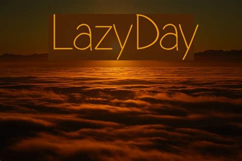 LazyDay Font FFonts Net