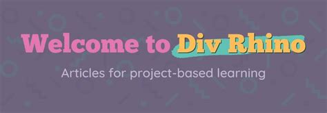 div rhino project based tutorials and articles