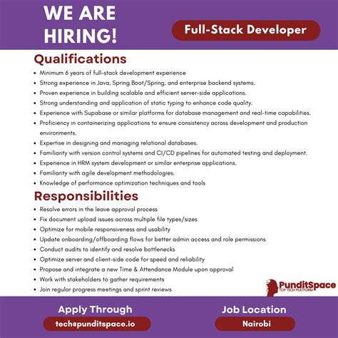 techcareers fullstackengineer javajobs springboot nestjs hiring