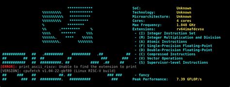 [riscv] error on lichee pi 4a · issue 200 · dr noob cpufetch · github