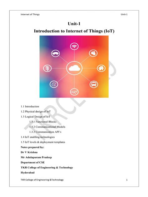 Unit 1 Notes Pdf