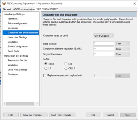 Edi X12 Trading Partner Configuration In Biztalk