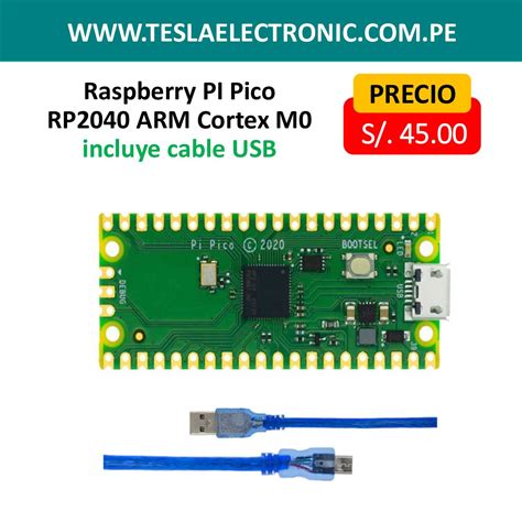 👉 raspberry pi pico rp2040 arm cortex tesla electronic
