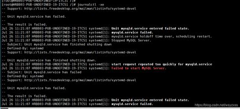 Job For Rvice Failed Because The Control Process Exited With Error Code See Systemctl