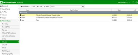 Technical Tip Configuring A Firewall Policy Which Fortinet Community
