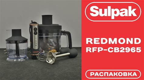 Блендер Redmond RFP-CB2965 распаковка (www.sulpak.kz) - YouTube