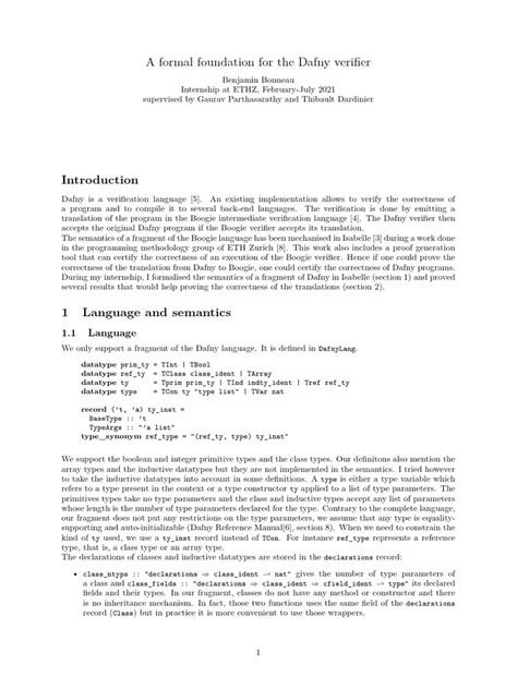 Dafny Formal Foundations Ugrad2021 Pdf Parameter Computer Programming Data Type