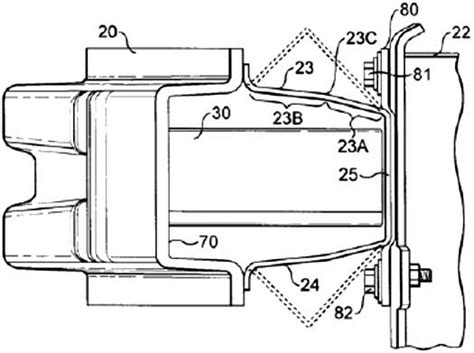 Shows The Complete Assembly Including The Main Longitudinal Members