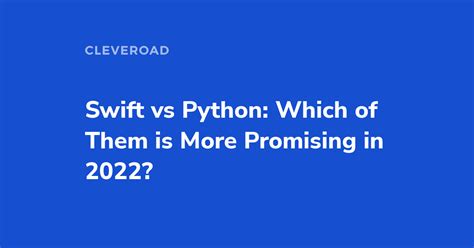python vs swift which language is better to learn