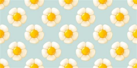 Premium Vector The Seamless Pattern Of Cute Flower
