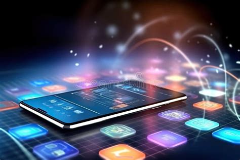 Modern Smartphone Representing The Convergence Of Cutting Edge