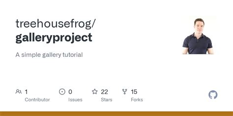 GitHub Treehousefrog Galleryproject A Simple Gallery Tutorial