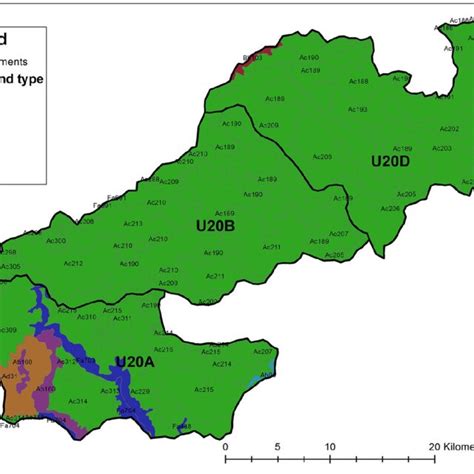 Land Types Present In The Three Catchments Land Type Survey Staff