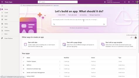 How Start With Copilot On Microsoft Power Apps