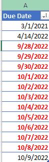 How To Highlight Dates Before Today In Excel