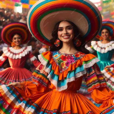 Cultural Traditions Honored With Traditional Attire In Hispanic