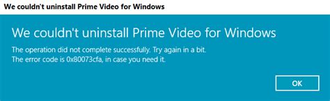 Remove Windows Defender And Connected Windows Security Components Option Cause Microsoft Store