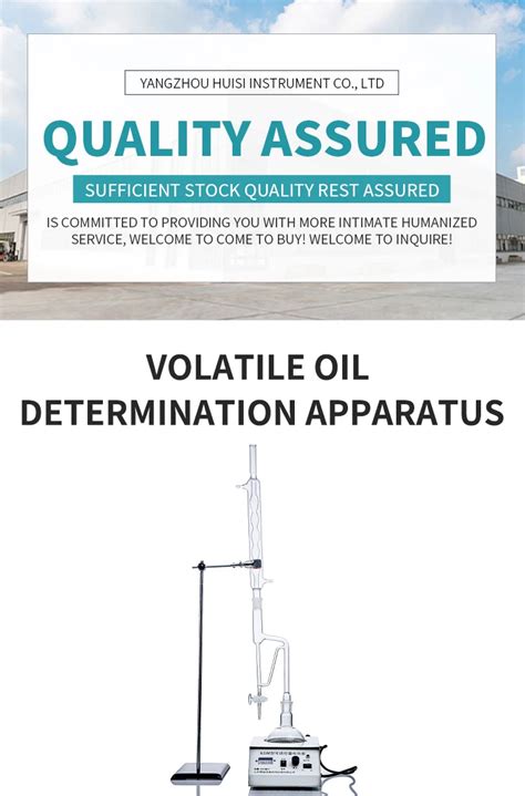 Laboratory Glass Light Volatile Oil Tester Distillation Kits
