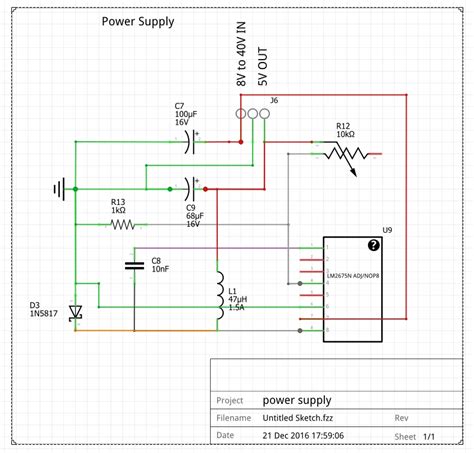 Super Efficient Buck Convertor V A Arduino Power Supply Trybotics