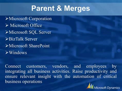 microsoft dynamics ax enterprise resource planning ppt