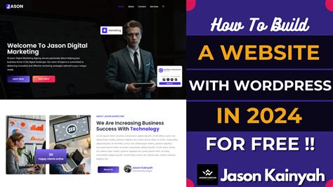 How To Build A Website With WordPress For Free