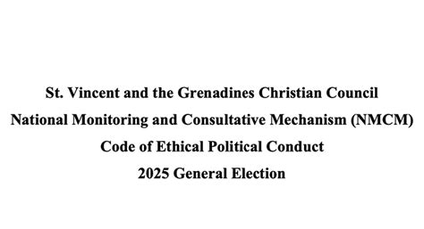 Full Text Svg 2025 Election Code Of Conduct Iwitness News