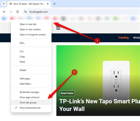 How To Disable The Tab Groups Button In Chrome