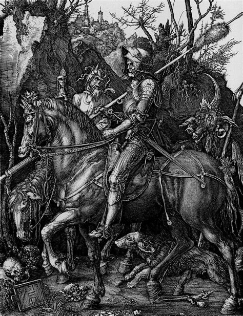 Albrecht Durer Knight Death And The Devil 1513 Giclee Fine